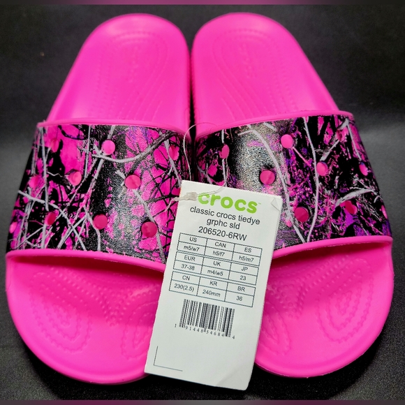 CROCS | Shoes | Crocs Classic Slides Professionally Customized With ...